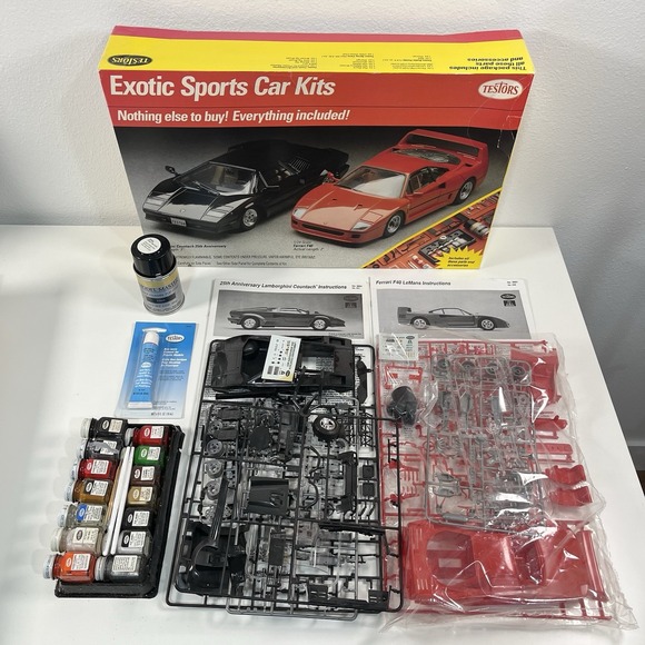 Testors | Toys | Vintage Exotic Sports Car Kit Testors Lamborghini ...